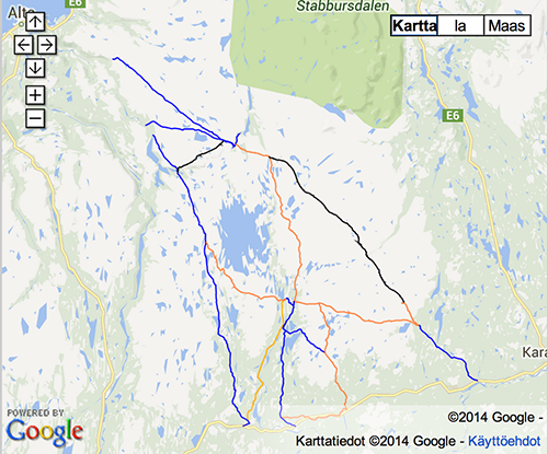 Biking Routes | Hetta Huskies - Dog Sledding Finland | Mushing Finland ...